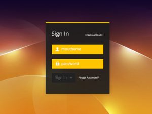 20 Great Looking Free Login Form PSDs for Designers