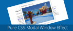 How to Create Pure CSS Modal Window Effect