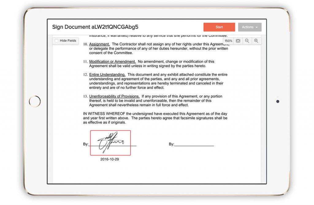 Eversign Makes It Easy to Sign on the Dotted Line